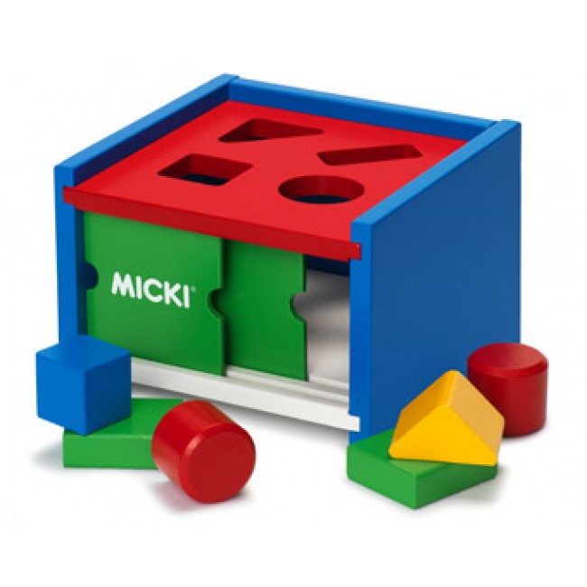 Micki Classic Wooden Sorting Box With Doors – Tots and Toddlers